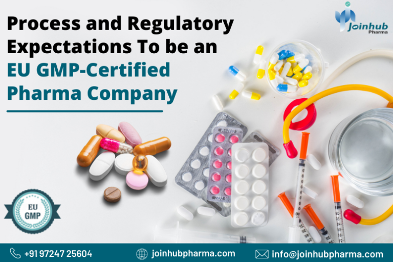 Process & Regulatory Expectations To be an EU GMP-Certified Pharma Company