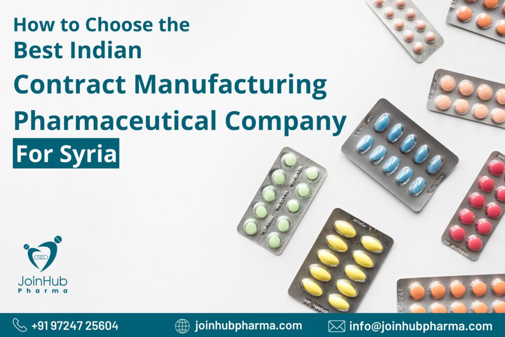 Selecting the Ideal Indian contract pharma manufacturer for Syria