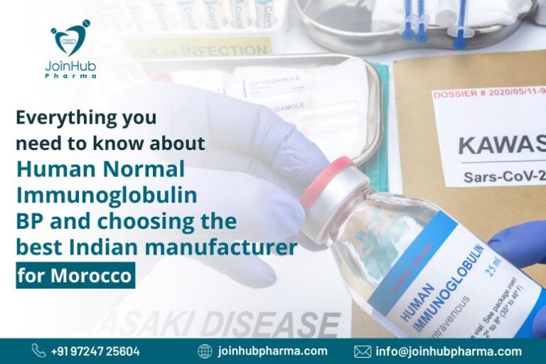Guide to Human Normal Immunoglobulin BP | JoinHub Pharma